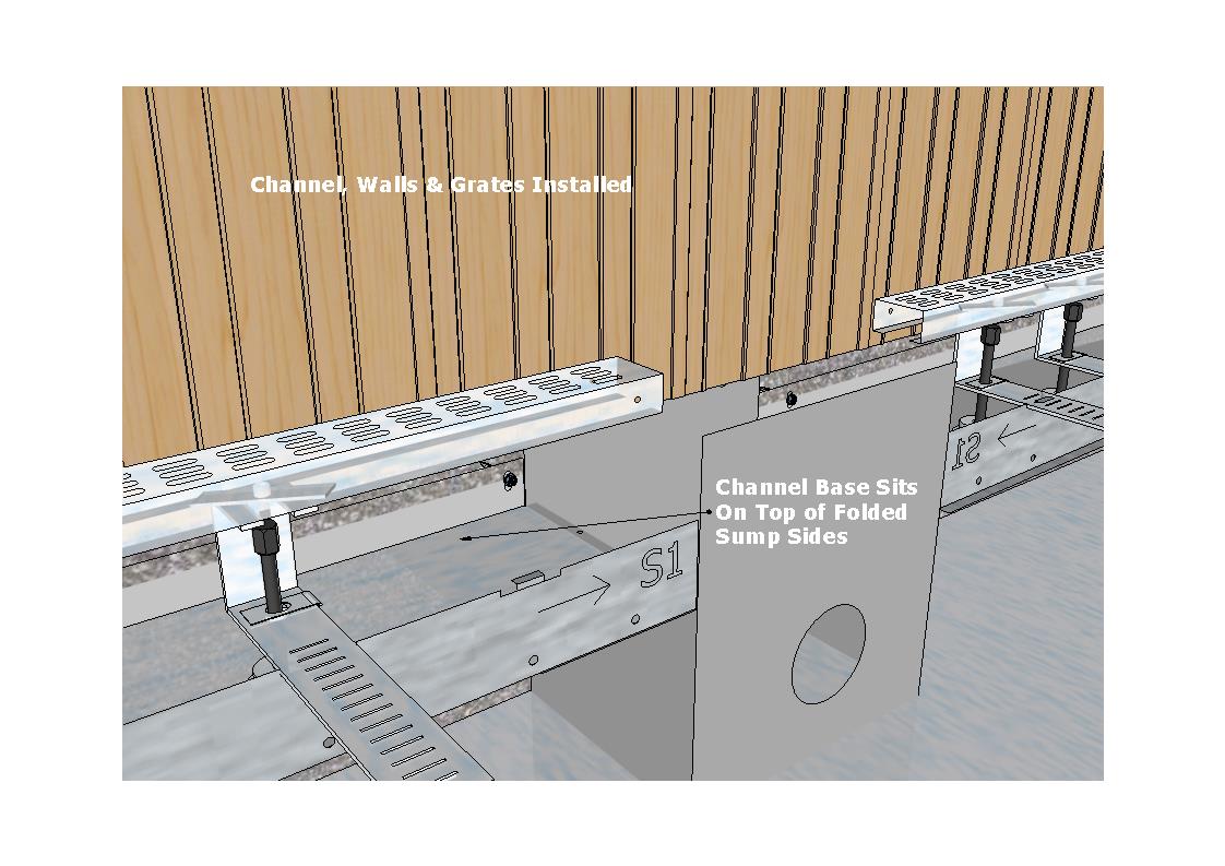 E2 In-Line Sump Installation
