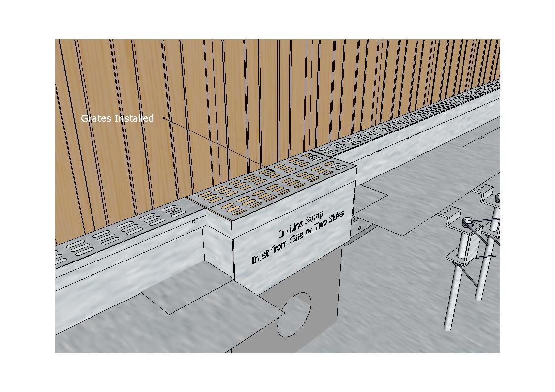 E2 In-Line Sump Installation